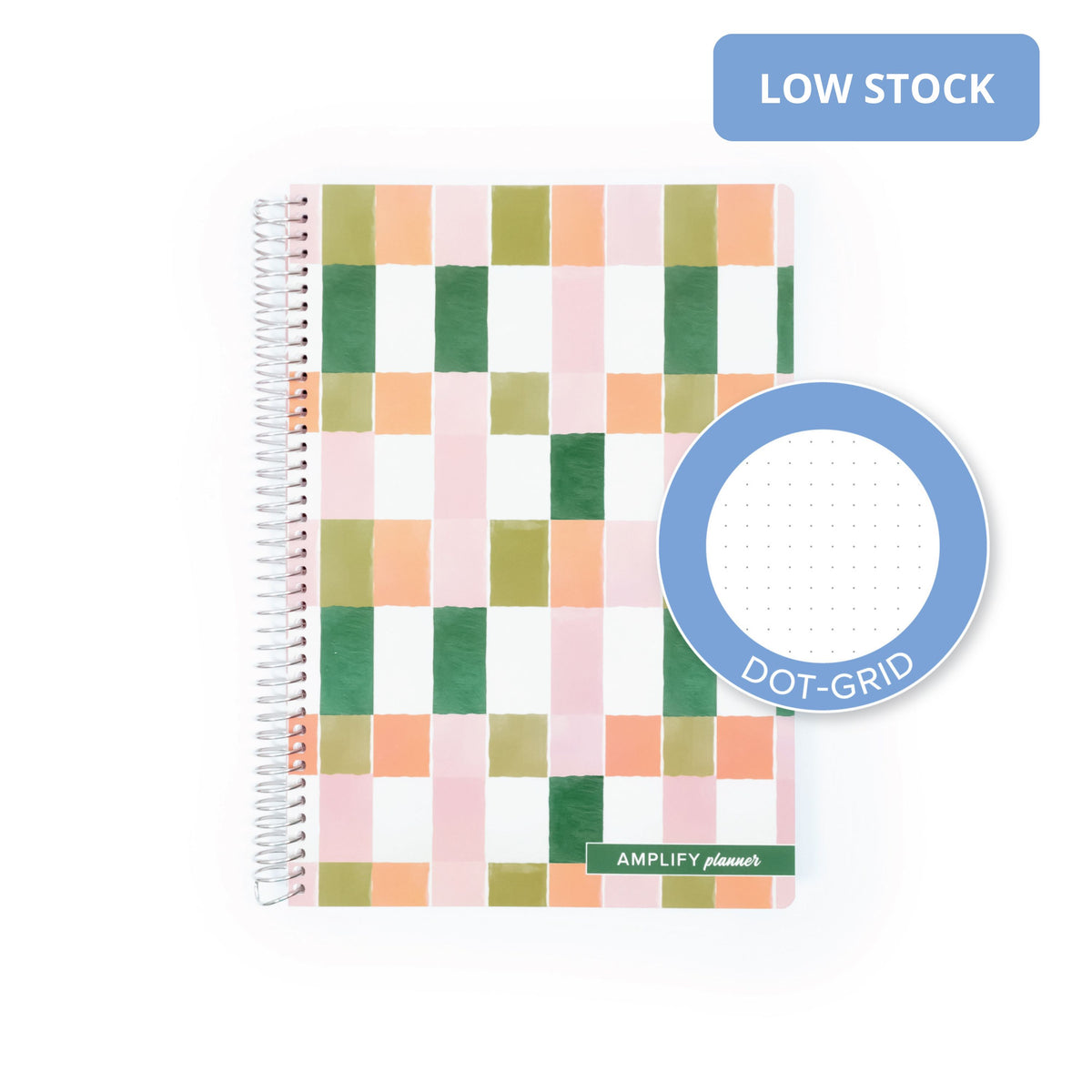 Painted Mosaic Spiral Notebook | Amplify Planner