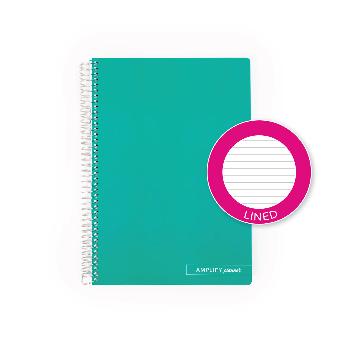 Nostalgic Teal Spiral Notebook | Amplify Planner